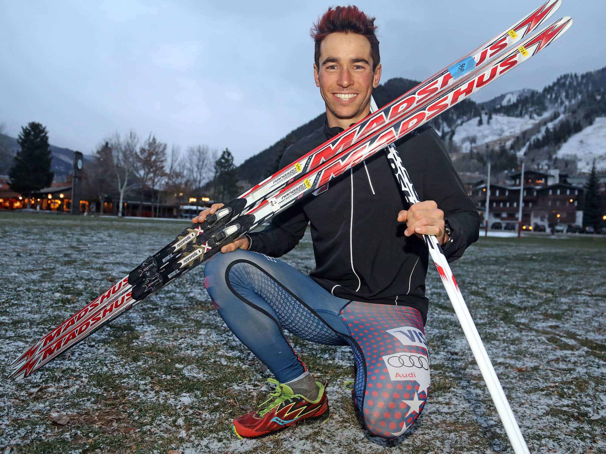 Olympian Noah Hoffman advising athletes to remain silent at the Winter ...